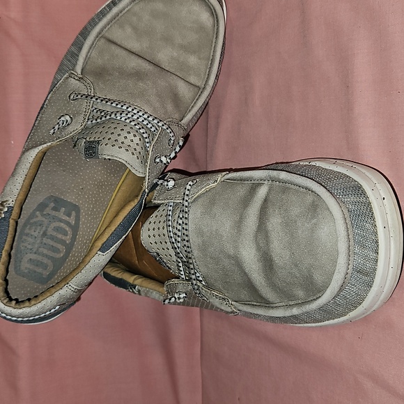Hey Dude | Shoes | Hey Dude Mens Welsh Grip Canvas Boat Shoe Oyster Sz ...
